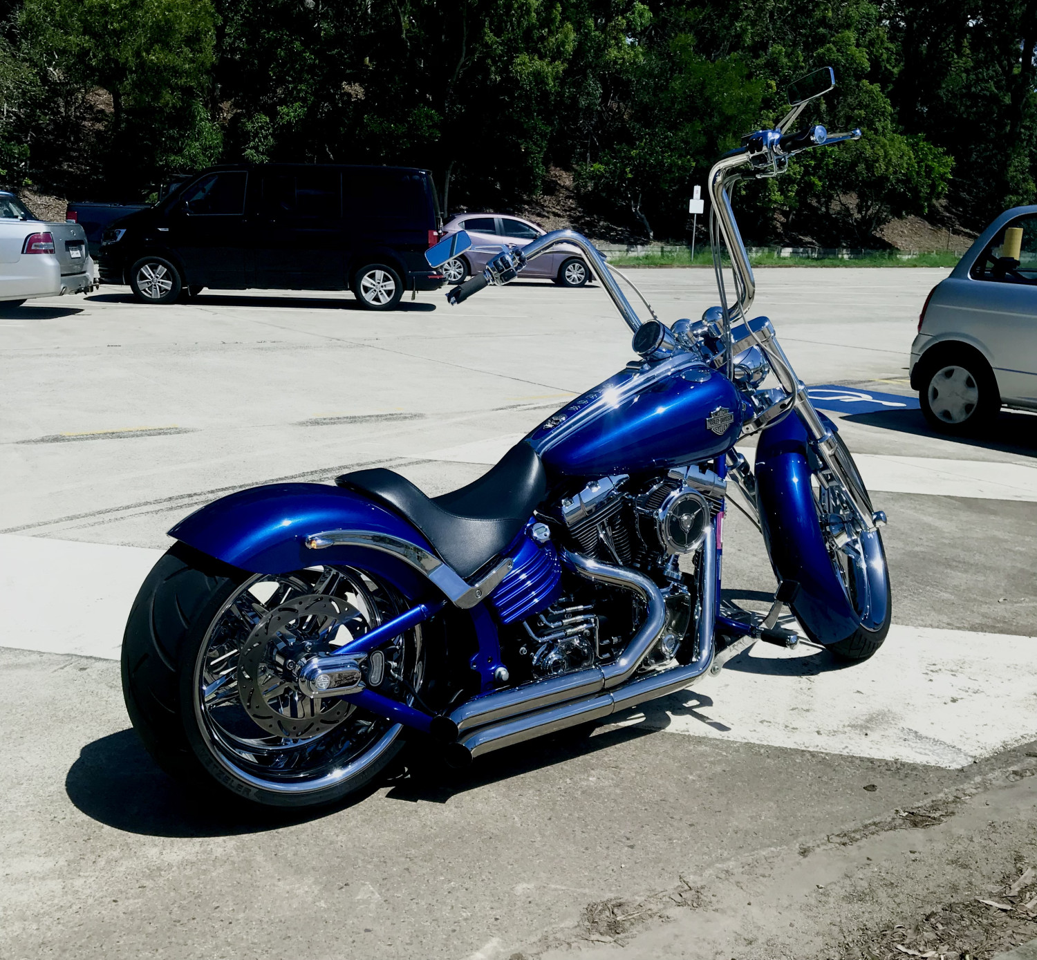 2008 Harley-Davidson 1584cc FXCWC ROCKER CUSTOM - lanceaustin1 ...