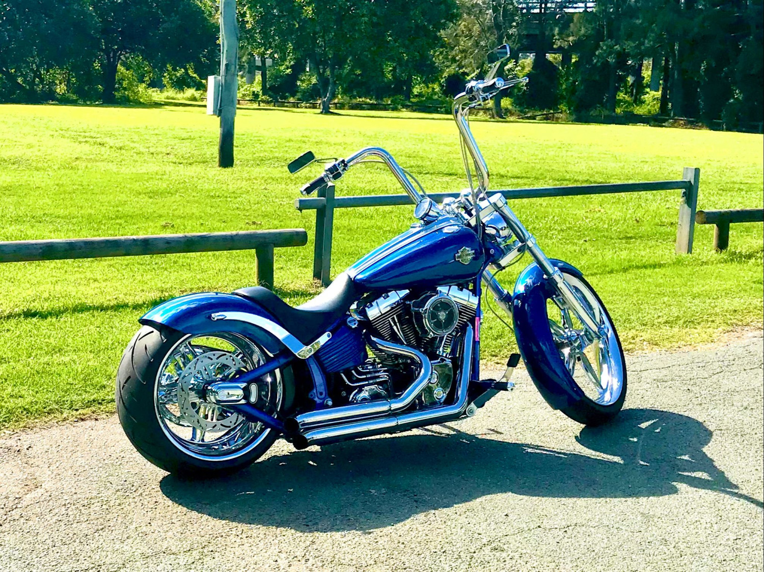 2008 Harley-Davidson 1584cc FXCWC ROCKER CUSTOM - lanceaustin1 ...