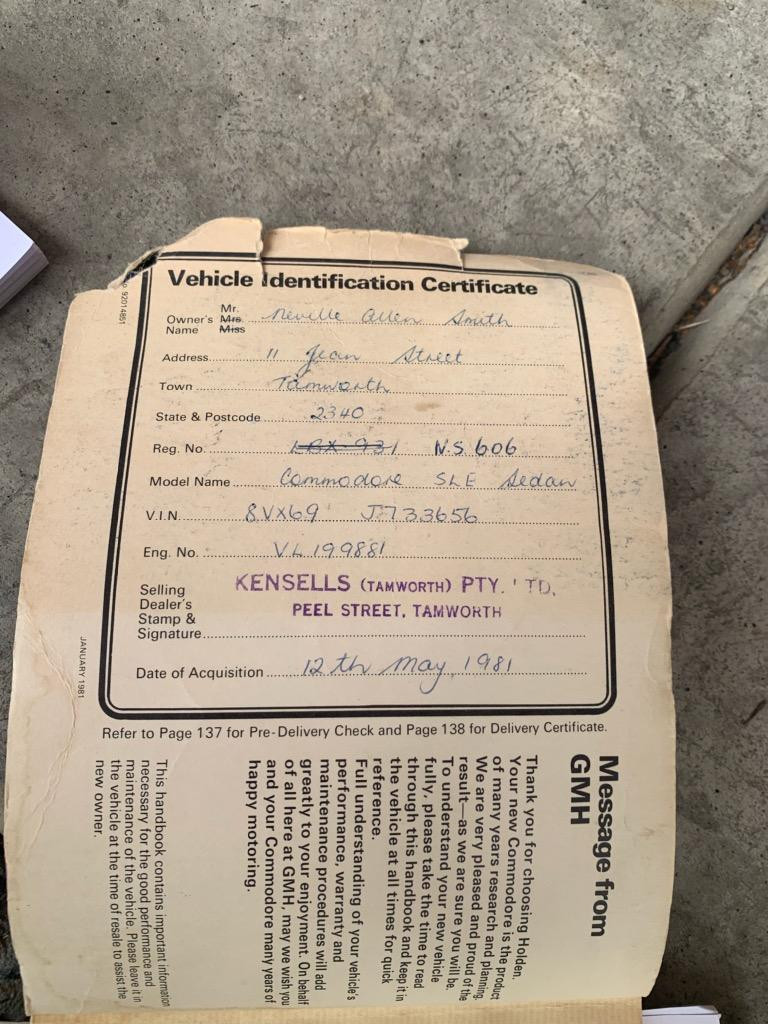 1981 Holden VC SLE Commodore - Burgo68 - Shannons Club