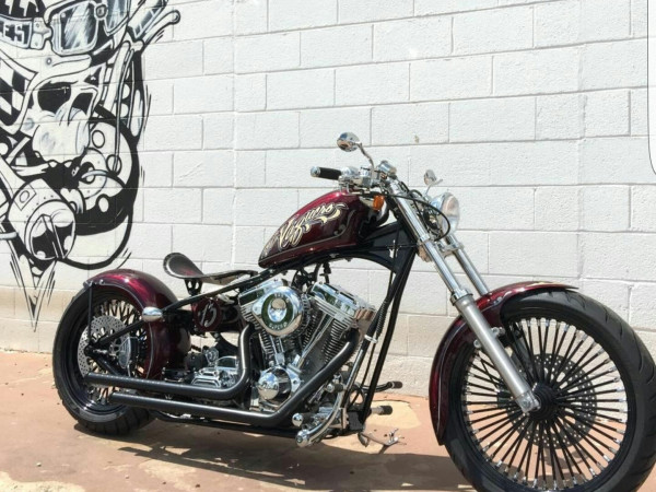 2014 Brass Balls Cycles 69 chopper - globalprint - Shannons Club