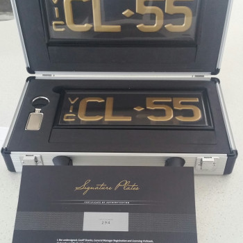 CL55 Vic Signature Plates for sale - Shannons Club
