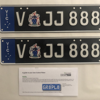 Vic Personalised Euro Style Combination Plates - Shannons Club