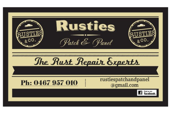 Rusties patch and panel - Shannons Club