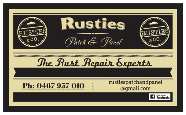 Rusties patch and panel - Shannons Club