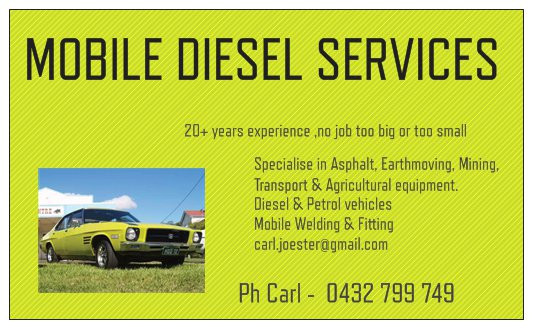 Mobile Diesel Services - Shannons Club